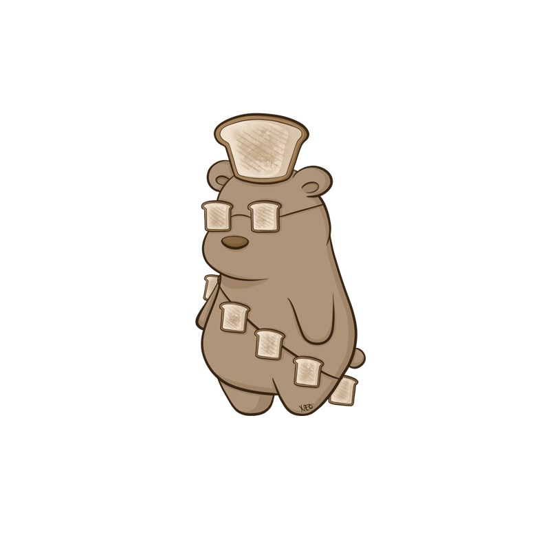 Bread Bear - Museum Of Giggles